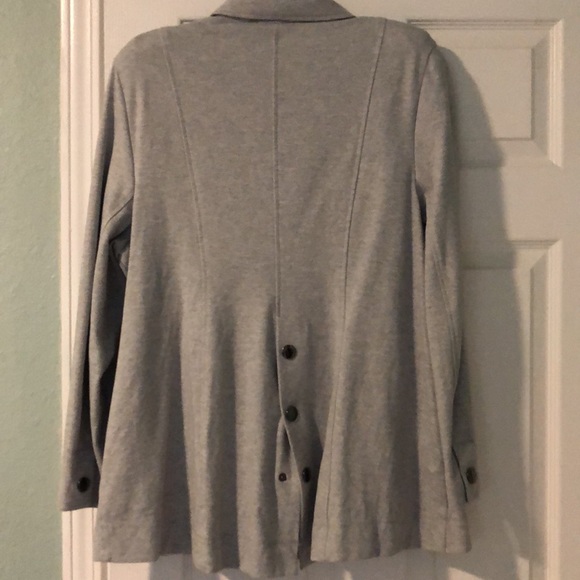 CAbi | Jackets & Coats | Cabi Light Grey Jacket Xl | Poshmark